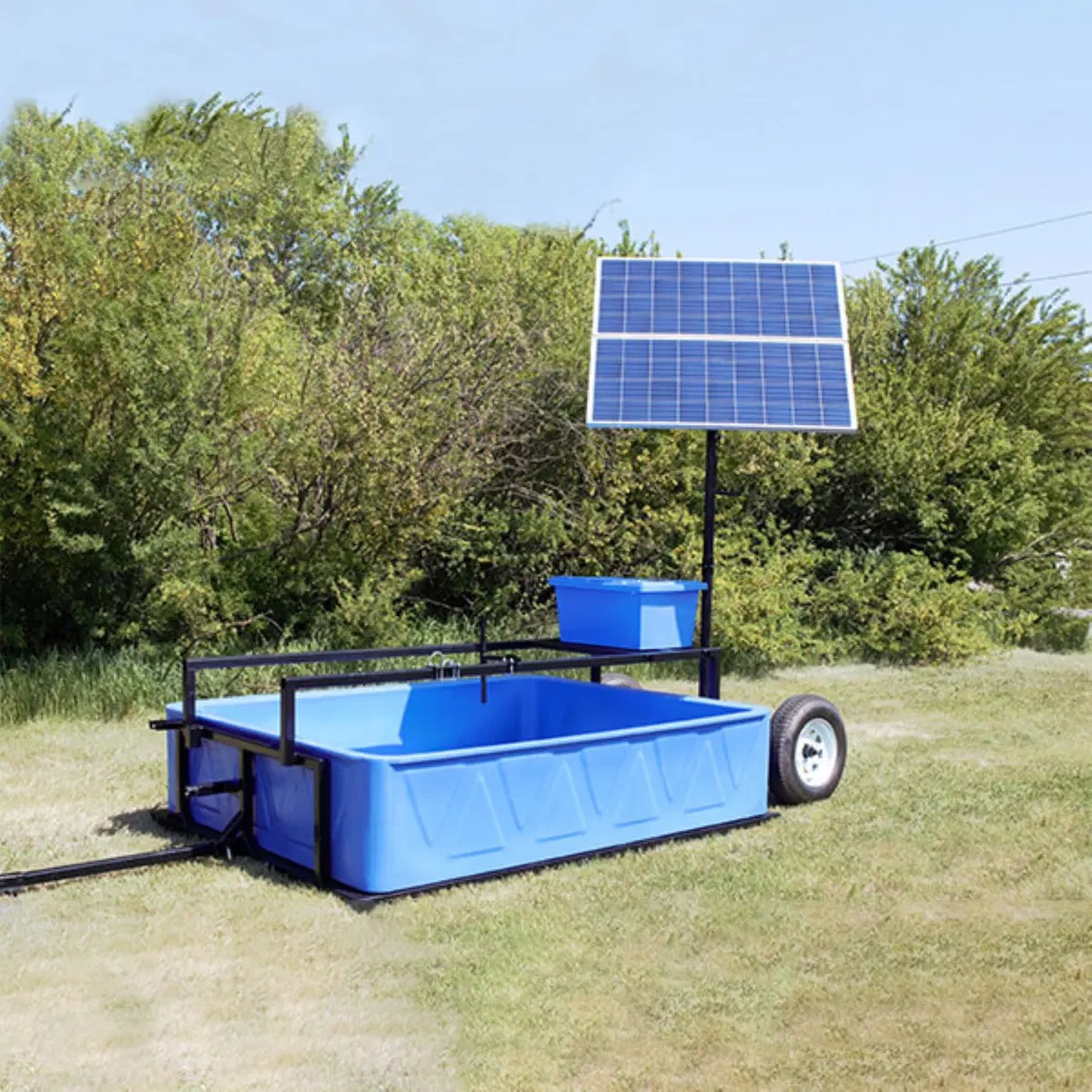 500 Gallon Mobile Trough – Mud Control Mats